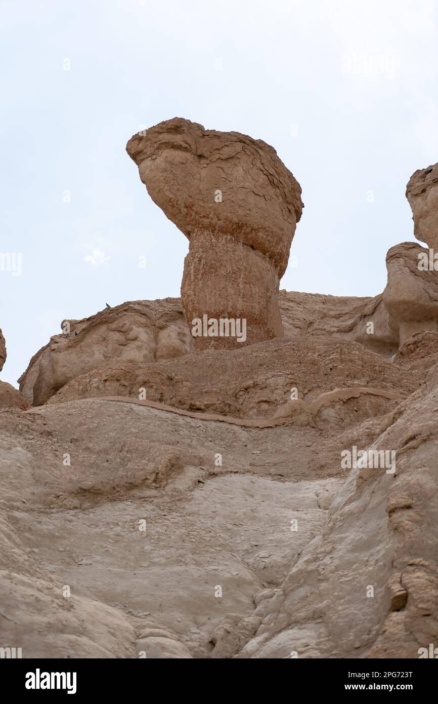 Al-Qarah Mountain or Jabal Al-Qarah, Al Hofuf Saudi Arabia Stock Photo ...