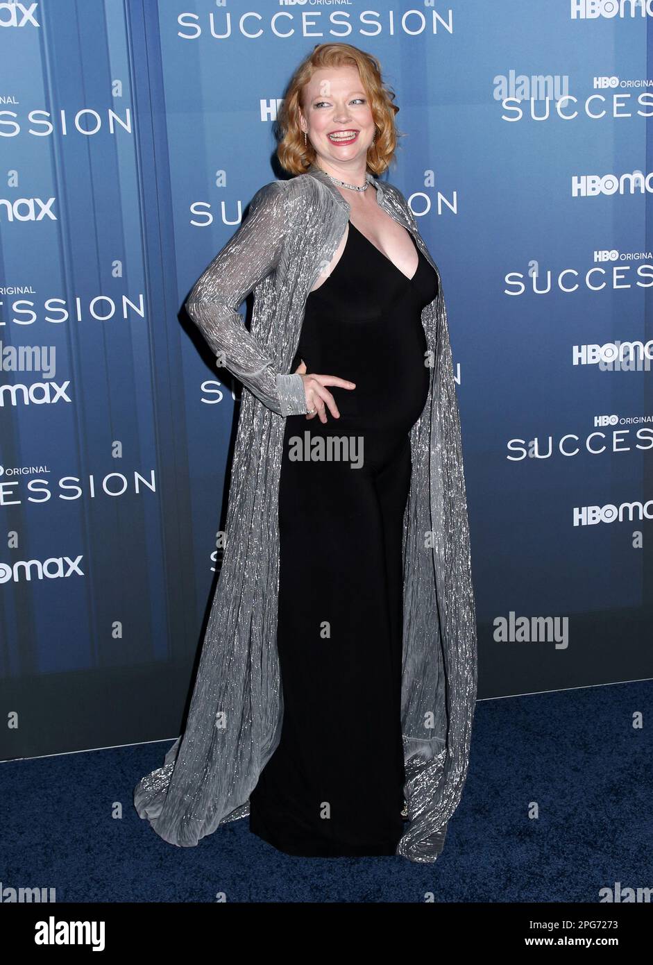 New York City, NY, 20/03/2023, Sarah Snook attending the 'Succession ...