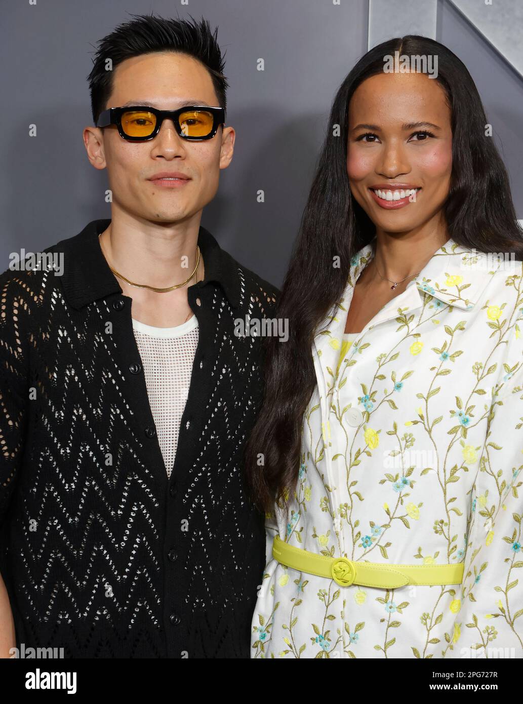 Los Angeles, California, USA. 20th Mar, 2023. Curtis Lum, Fola Evans ...