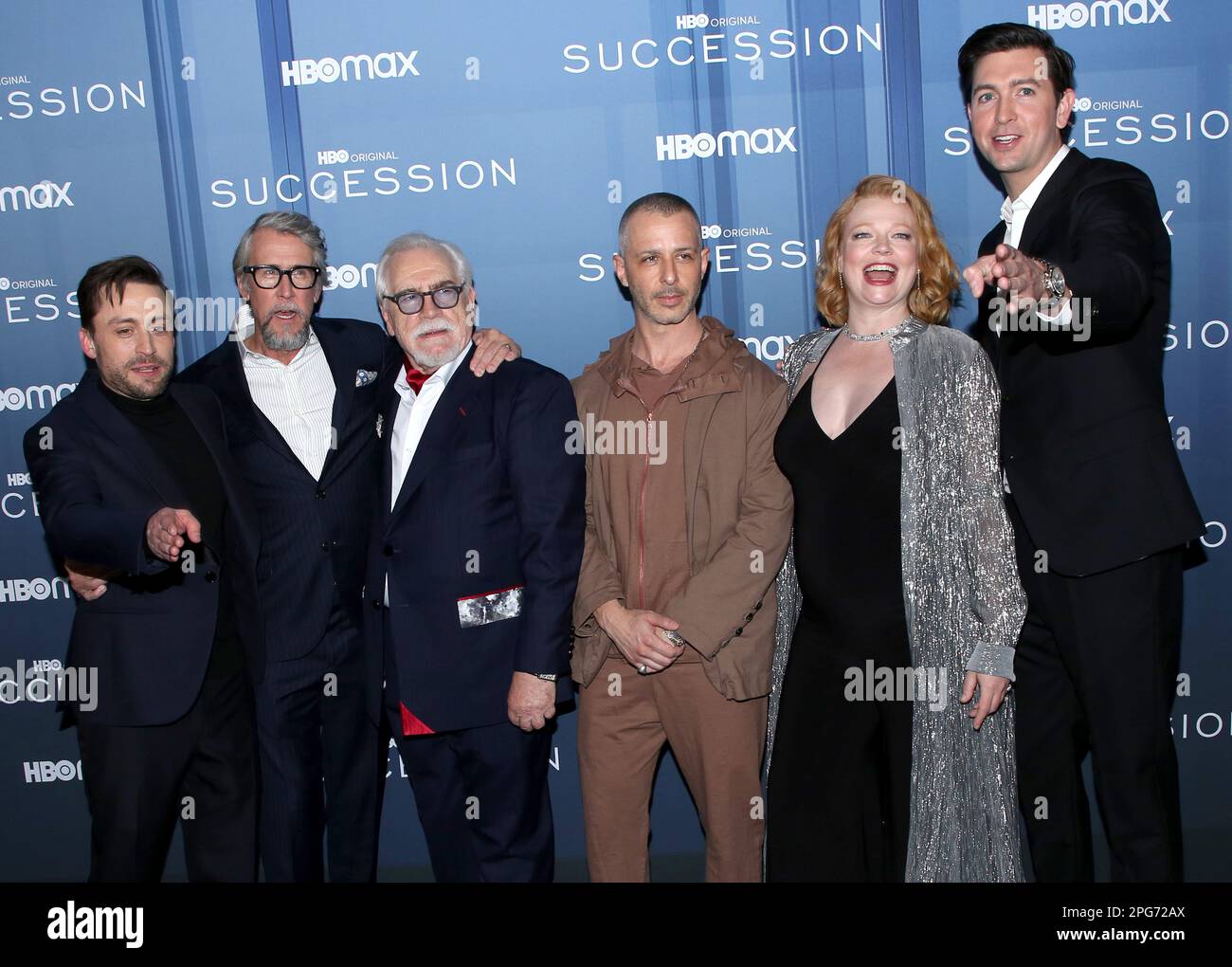 New York City, NY, 20/03/2023, Kieran Culkin, Alan Ruck, Brian Cox ...