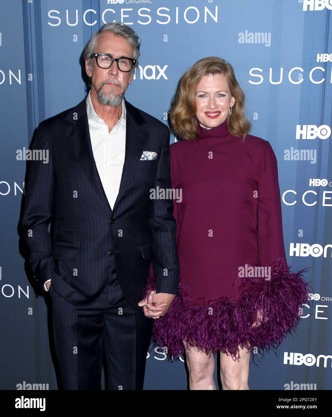 New York City, NY, 20/03/2023, Alan Ruck and Mireille Enos attending ...