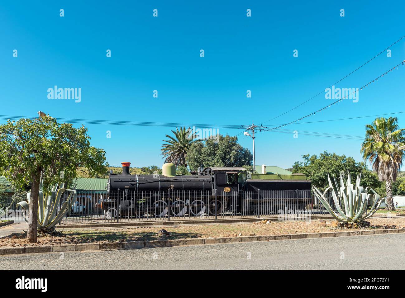 Fauresmith, South Africa - Feb 21, 2023: Historic steam locomotive in ...