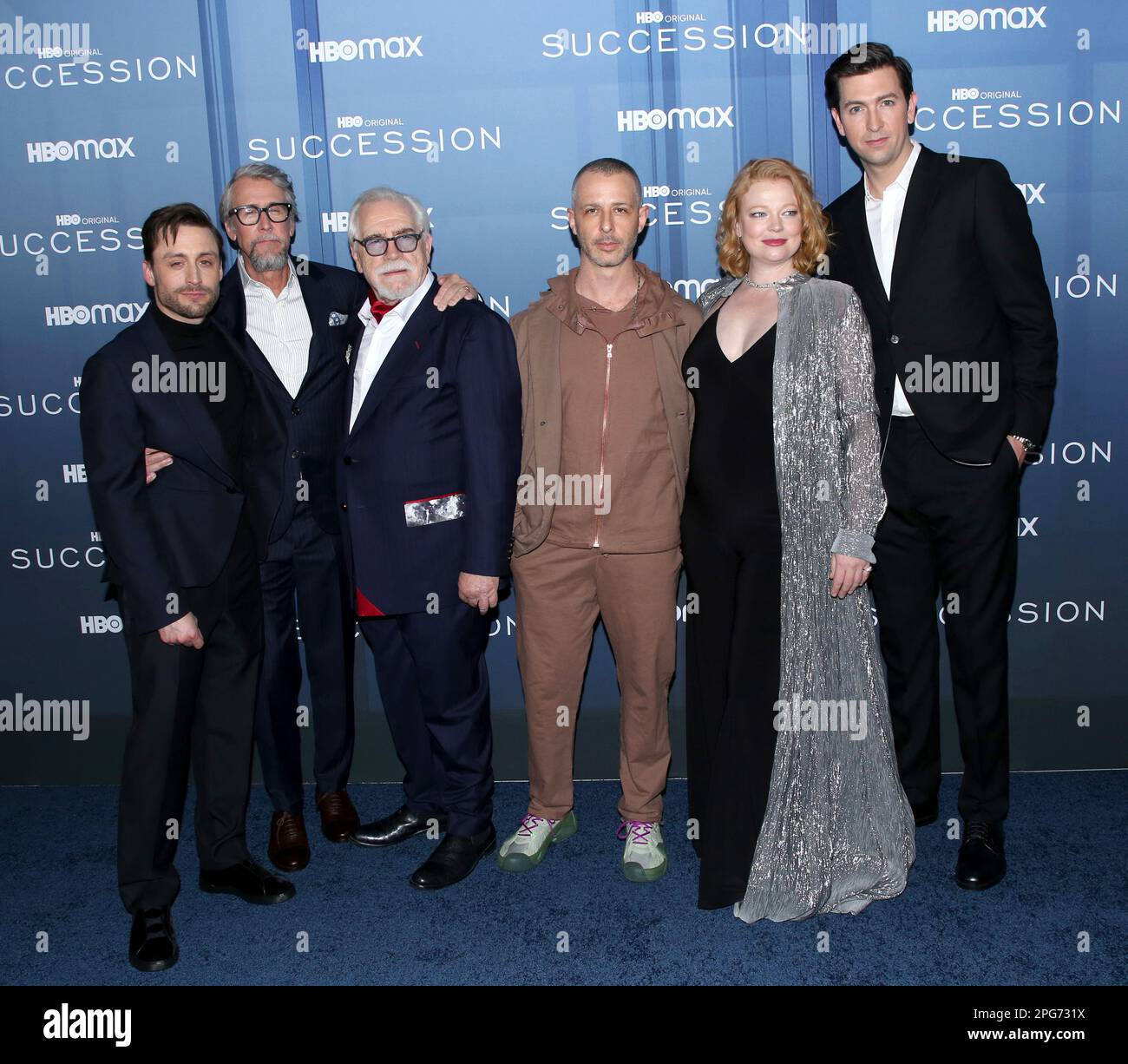 New York City, NY, 20/03/2023, Kieran Culkin, Alan Ruck, Brian Cox ...