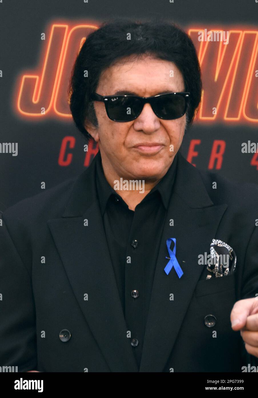 Hollywood, California, USA 20th March 2023 Musician/singer Gene Simmons ...