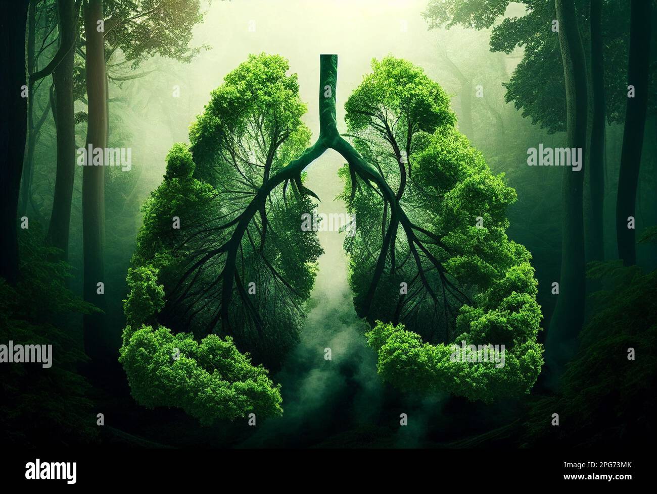 The forest is the lungs of the planet hi-res stock photography and ...