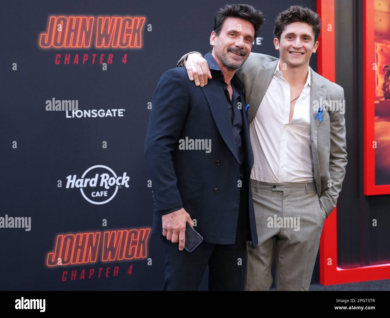 Los Angeles, USA. 20th Mar, 2023. (L-R) Frank Grillo and Remy Grillo ...