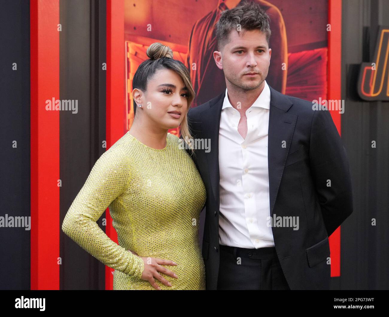 Los Angeles, USA. 20th Mar, 2023. (L-R) Ally Brooke Hernandez and Will ...