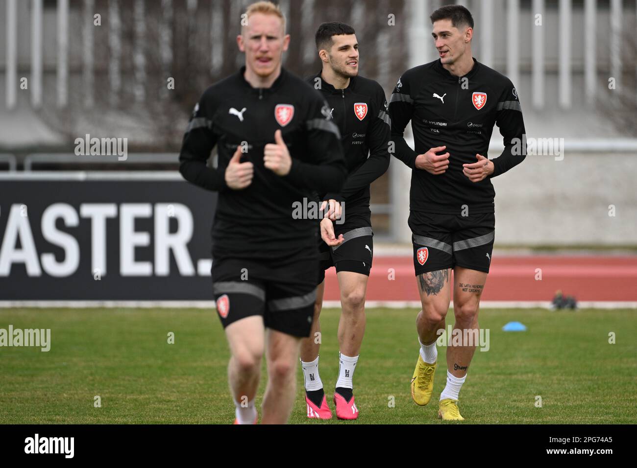 Prague, Czech Republic. 21st Mar, 2023. Czech national football team in ...