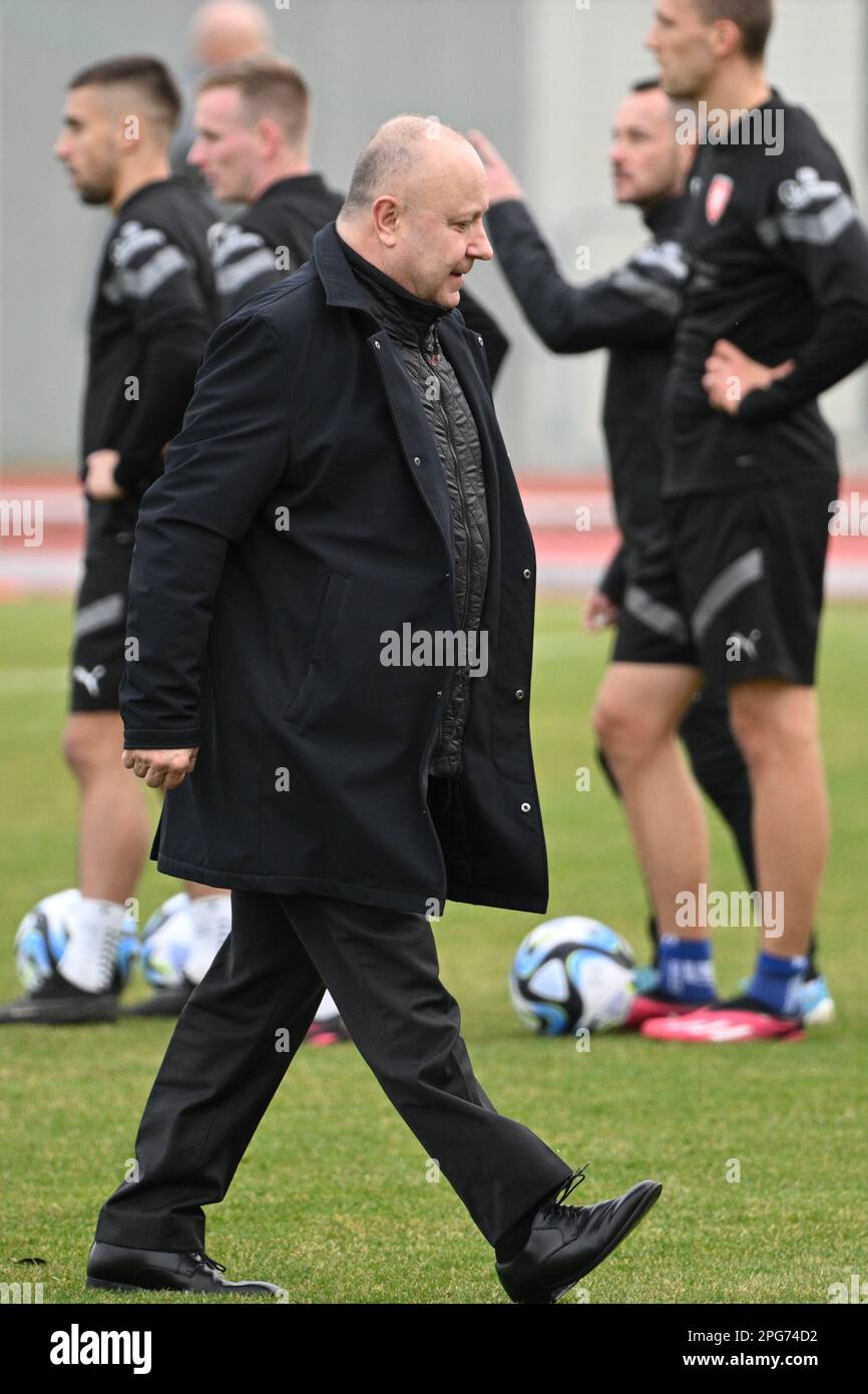 Prague, Czech Republic. 21st Mar, 2023. Czech national football team in ...