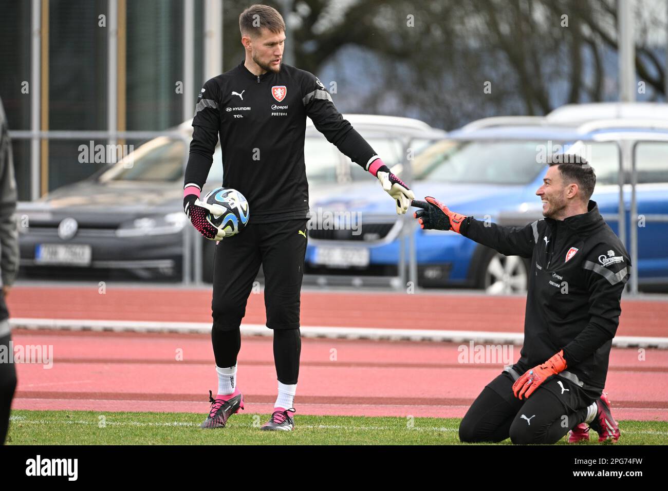 Prague, Czech Republic. 21st Mar, 2023. Czech national football team in ...