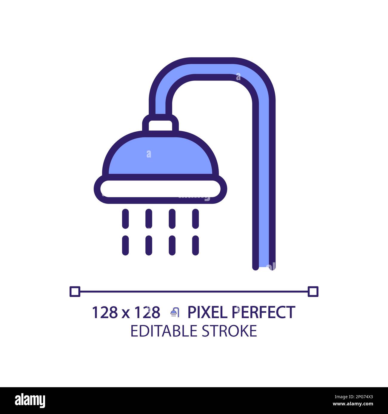 Public shower service Stock Vector Images - Alamy