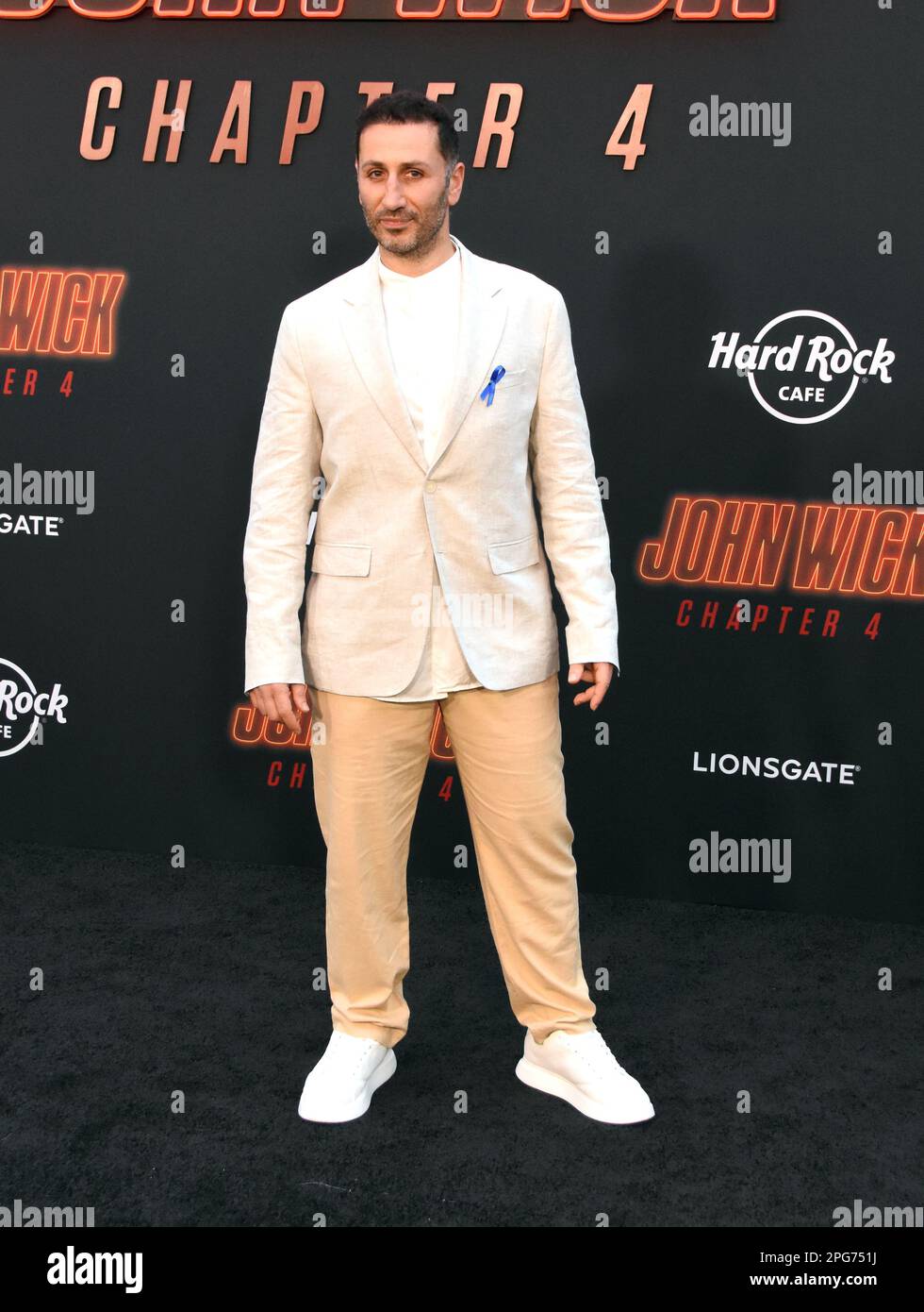 Hollywood, California, USA 20th March 2023 Actor George Georgiou ...