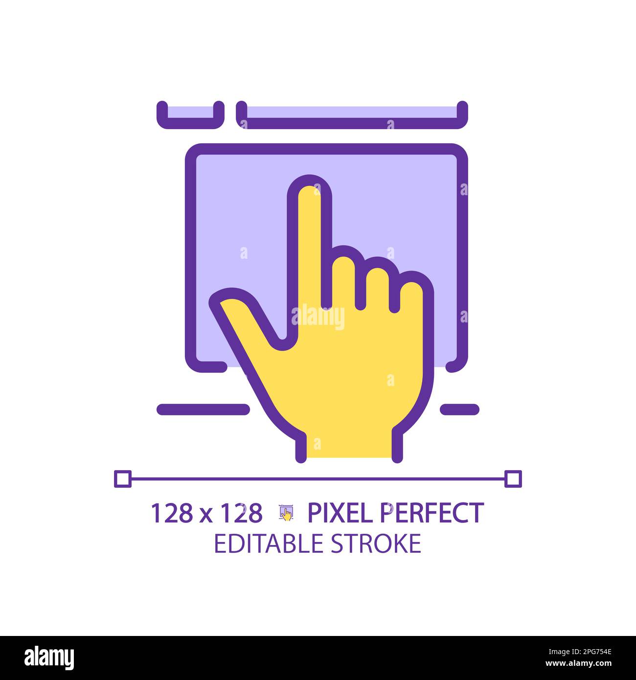 Touchpad image Stock Vector Images - Alamy