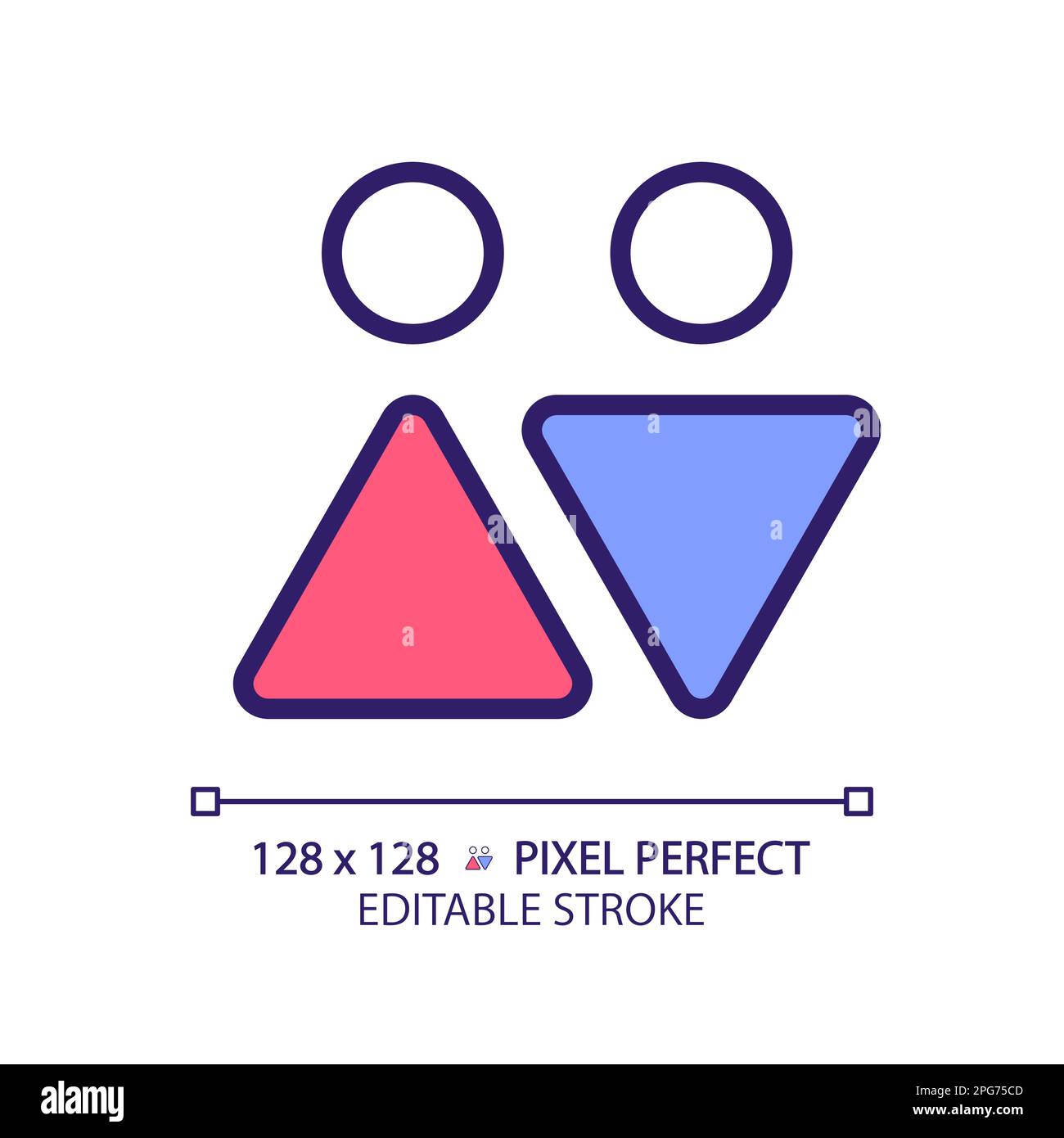 Restroom entrance sign Cut Out Stock Images & Pictures - Alamy