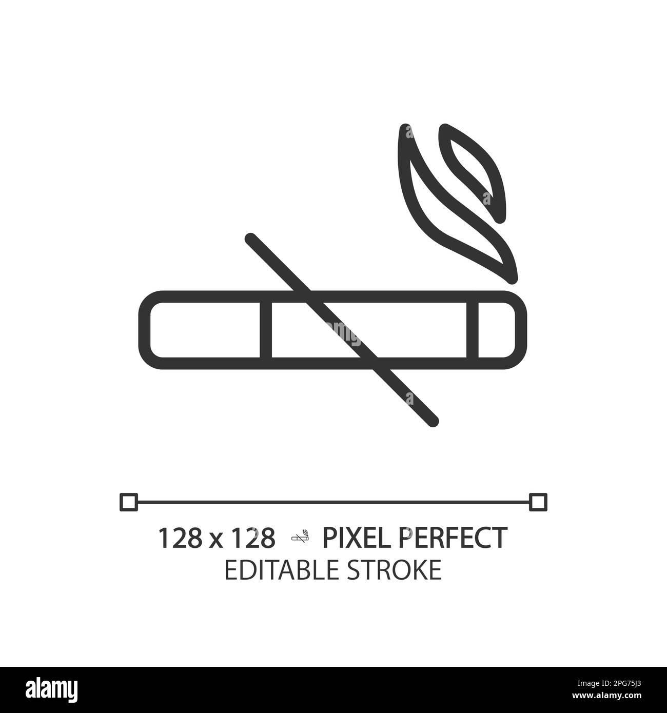 Smoking awareness logo Stock Vector Images - Alamy