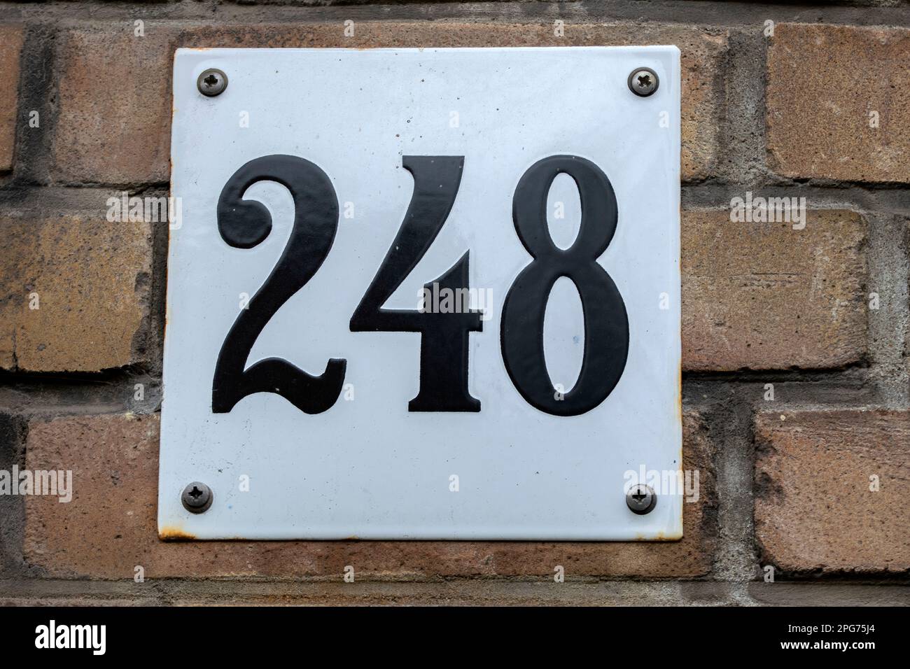 A Close Up House Number 248 At Amsterdam The Netherlands 19-3-2023 ...