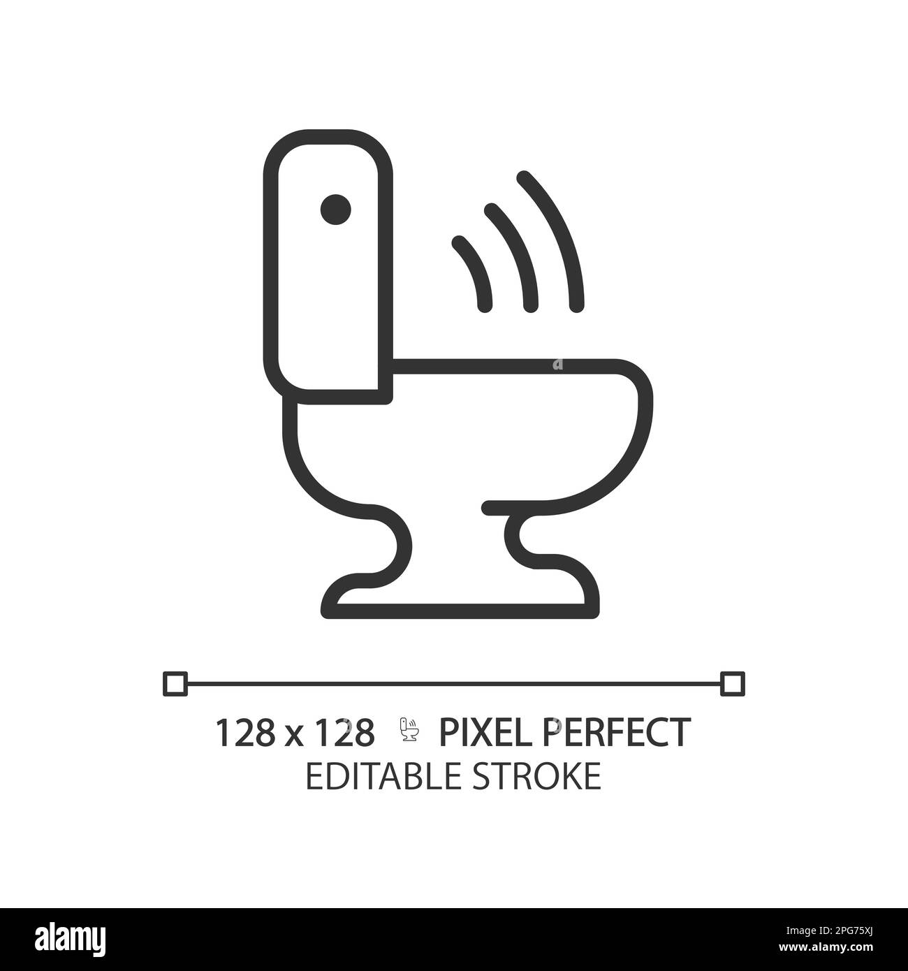 Automatic public toilet Stock Vector Images - Alamy