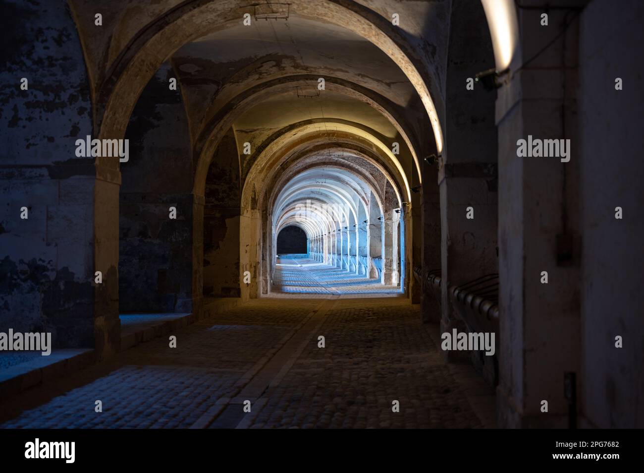 This vintage arched tunnel provides a unique pathway to explore and ...