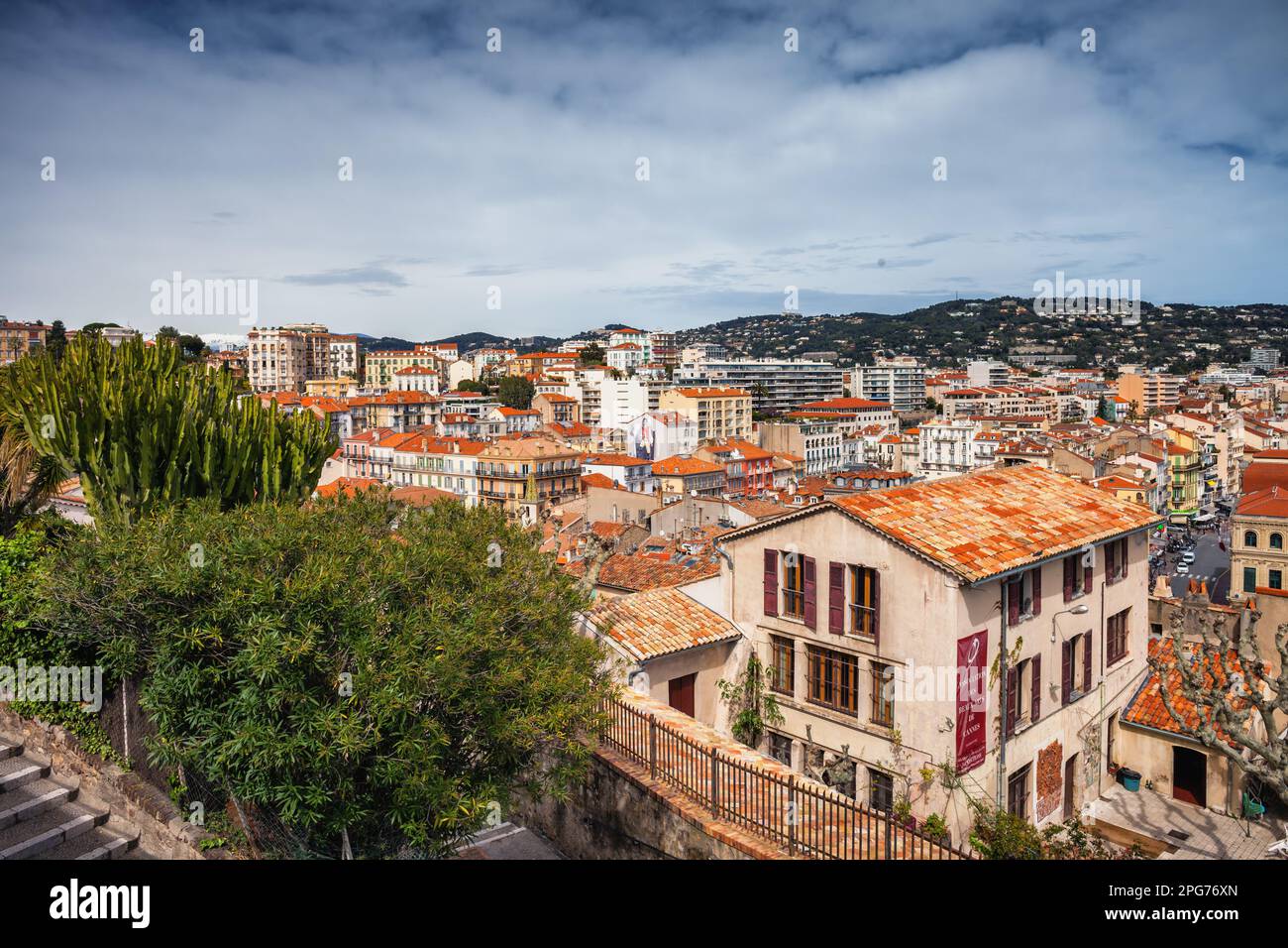 City of Cannes in France, cityscape on French Riviera with Cannes Fine ...