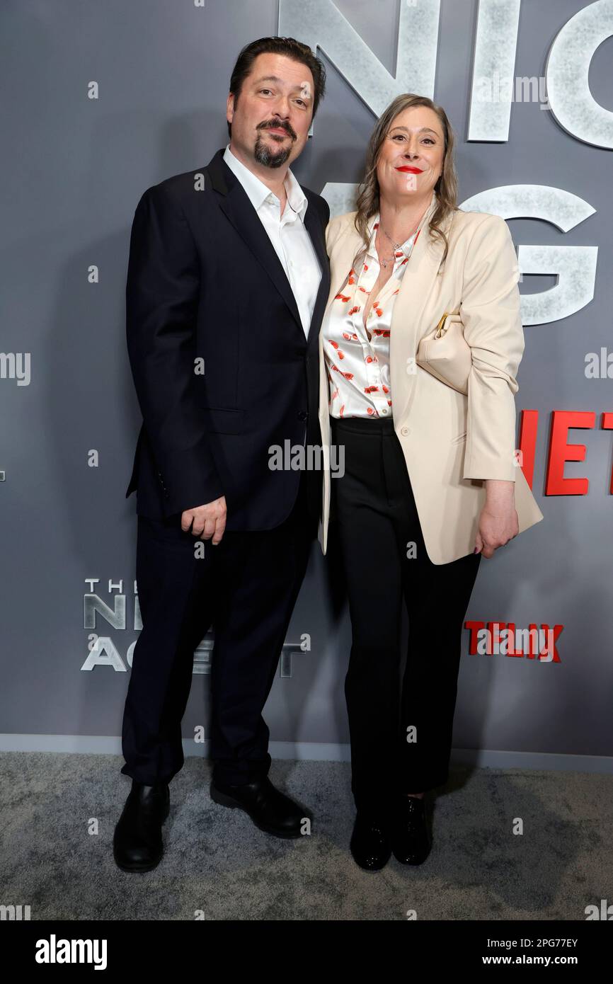 Los Angeles, California, USA. 20th Mar, 2023. James Vanderbilt, Amber ...