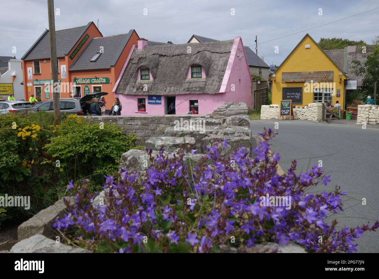 Colorful houses of doolin hi-res stock photography and images - Alamy