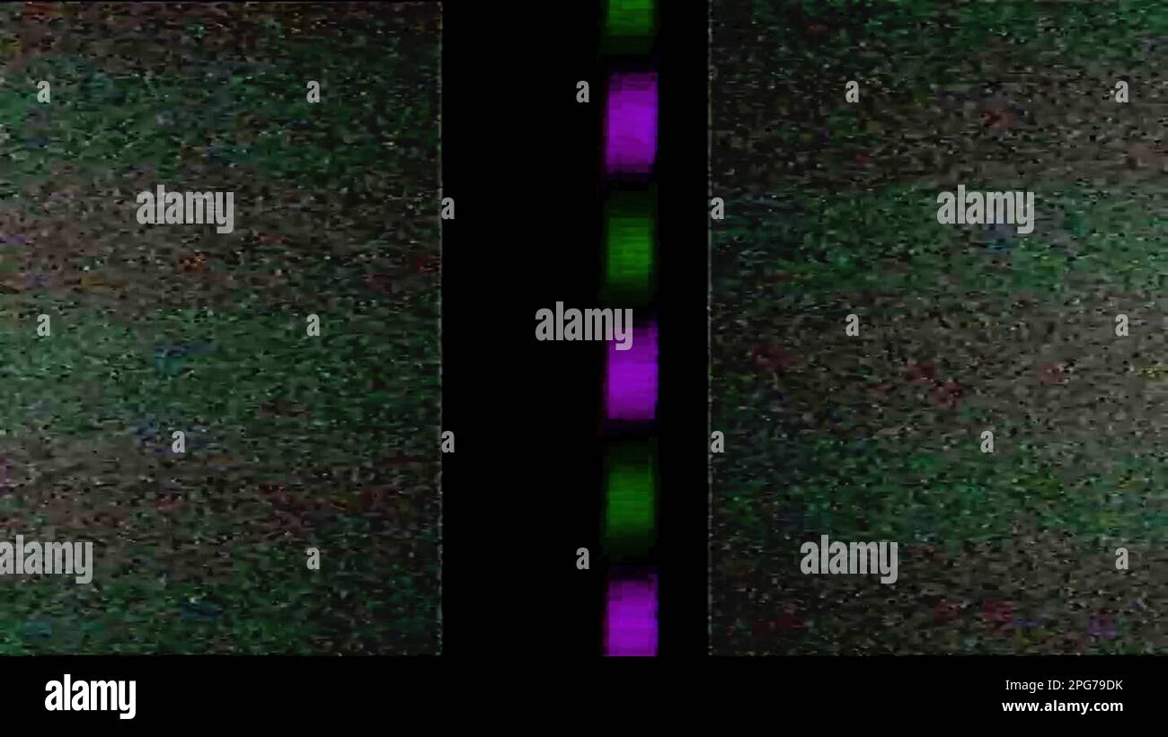 Analog tv glitch texture color grain static noise Stock Photo - Alamy