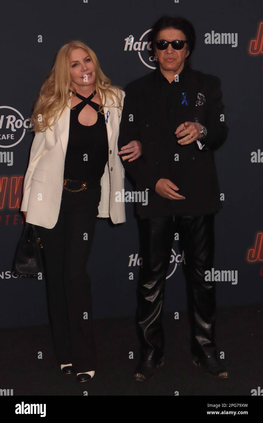 Shannon Tweed, Gene Simmons 03/20/2023 “John Wick: Chapter 4” premiere ...