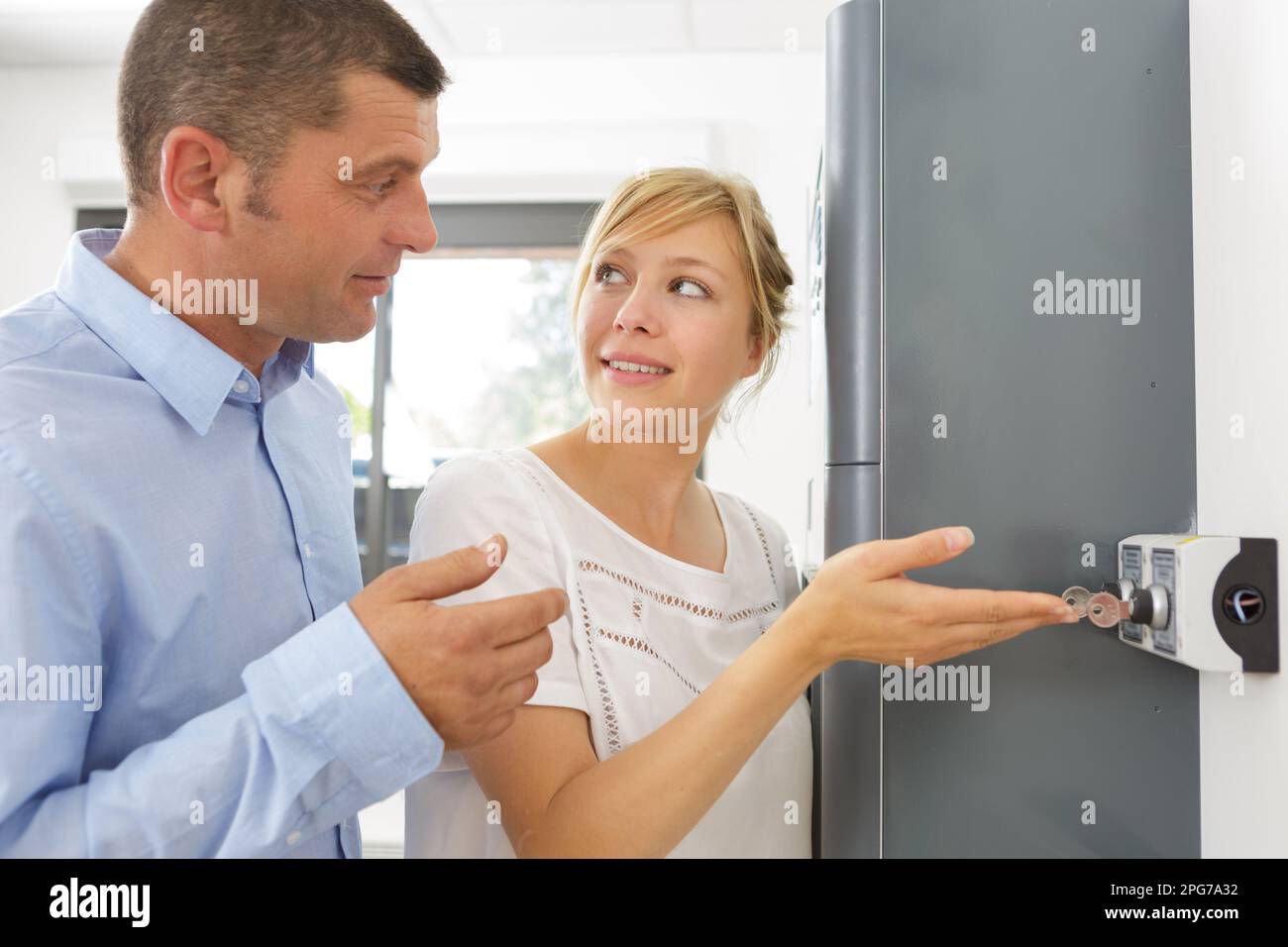 Checking door lock hi-res stock photography and images - Alamy