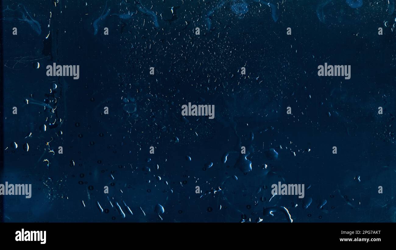 wet glass distressed overlay drops dust scratches Stock Photo - Alamy