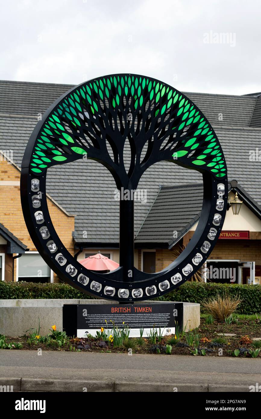 British Timken sign, Duston, Northamptonshire, England, UK Stock Photo ...