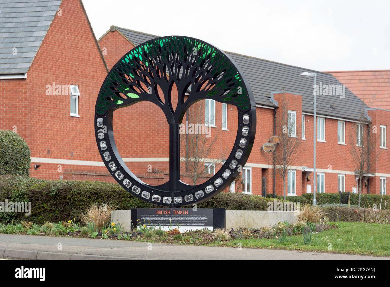 British Timken sign, Duston, Northamptonshire, England, UK Stock Photo ...