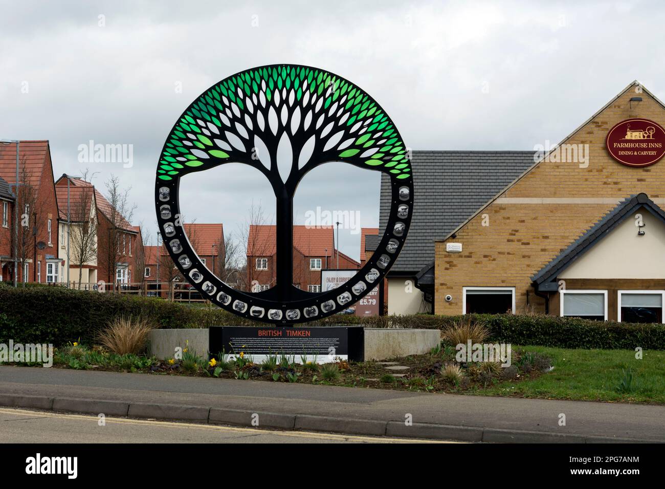 British Timken sign, Duston, Northamptonshire, England, UK Stock Photo ...