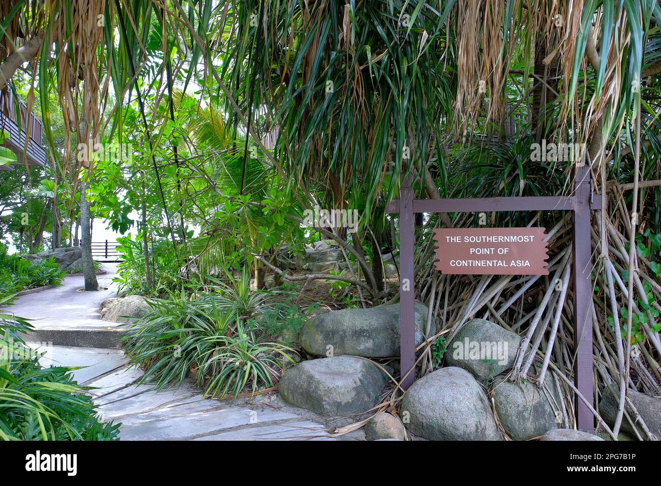 Dubbed the Southernmost point of Continental Asia, the small islet is ...