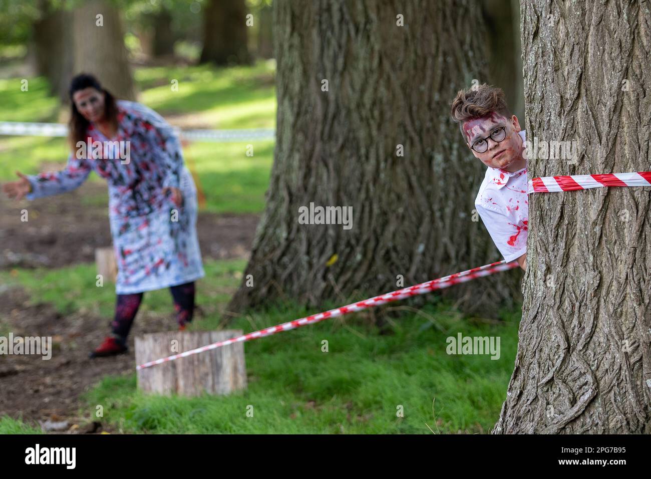 A Zombie Evacuation event is where fun seekers run round an assault ...