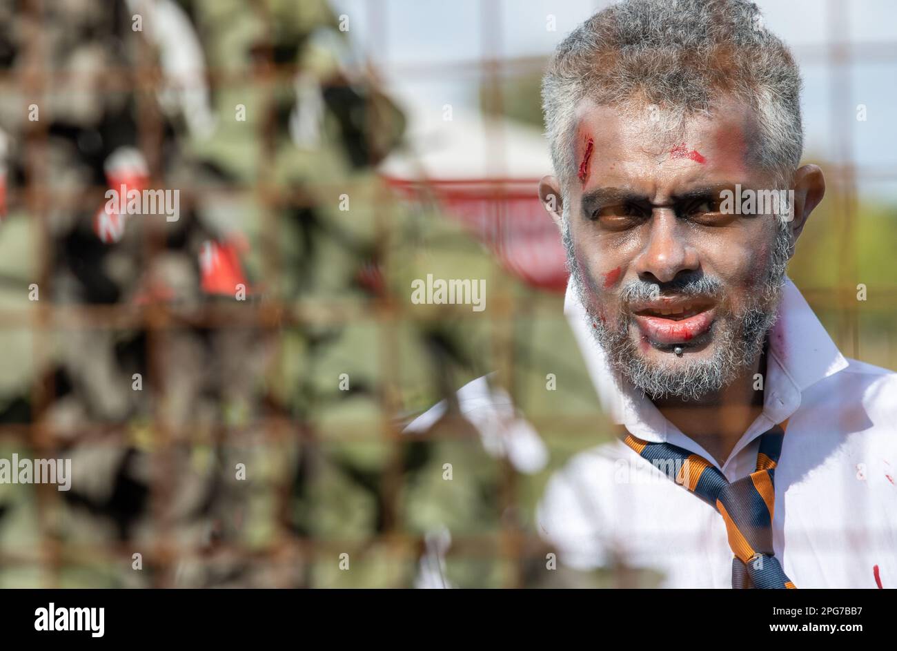 A Zombie Evacuation event is where fun seekers run round an assault ...