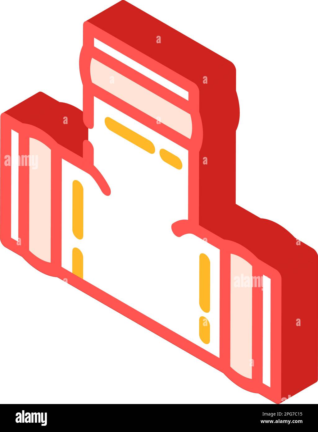 pipe copper metal isometric icon vector illustration Stock Vector Image ...