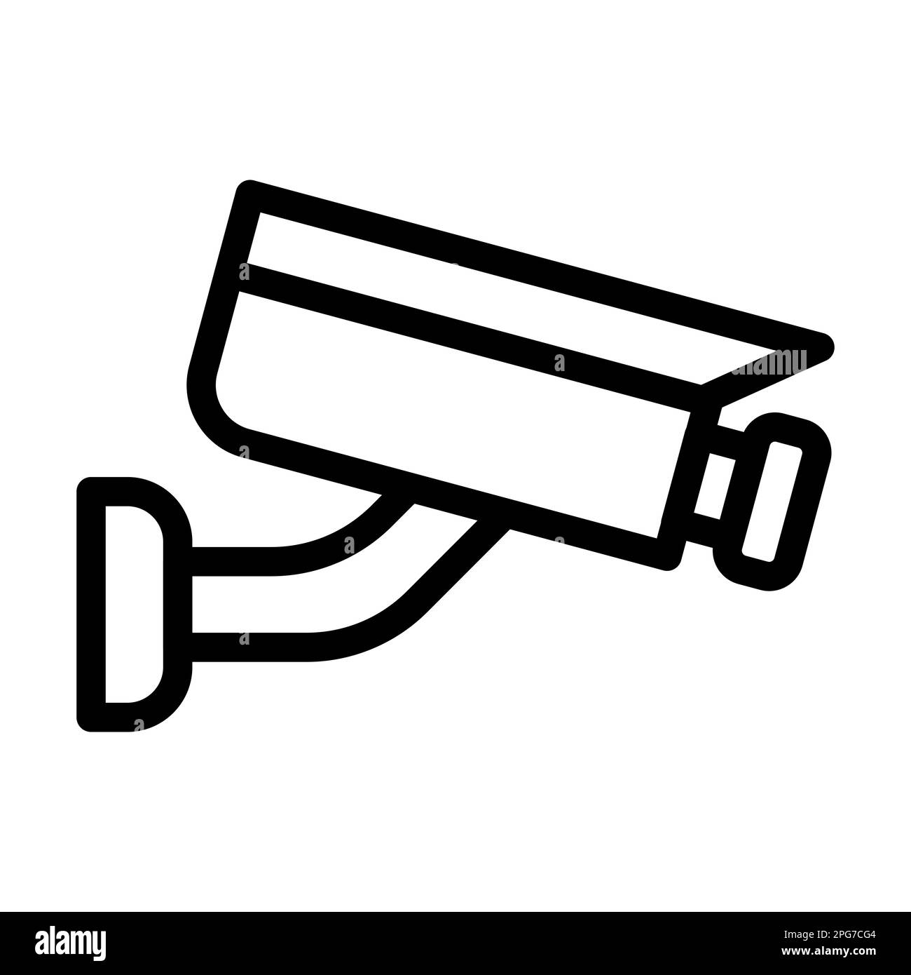 Cctv Vector Thick Line Icon For Personal And Commercial Use Stock Photo ...