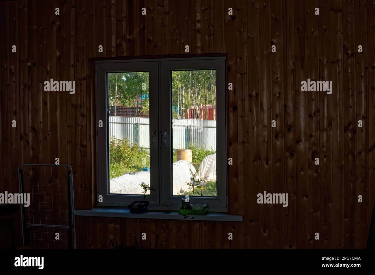 sunny day outside the farmhouse, inside view Stock Photo - Alamy