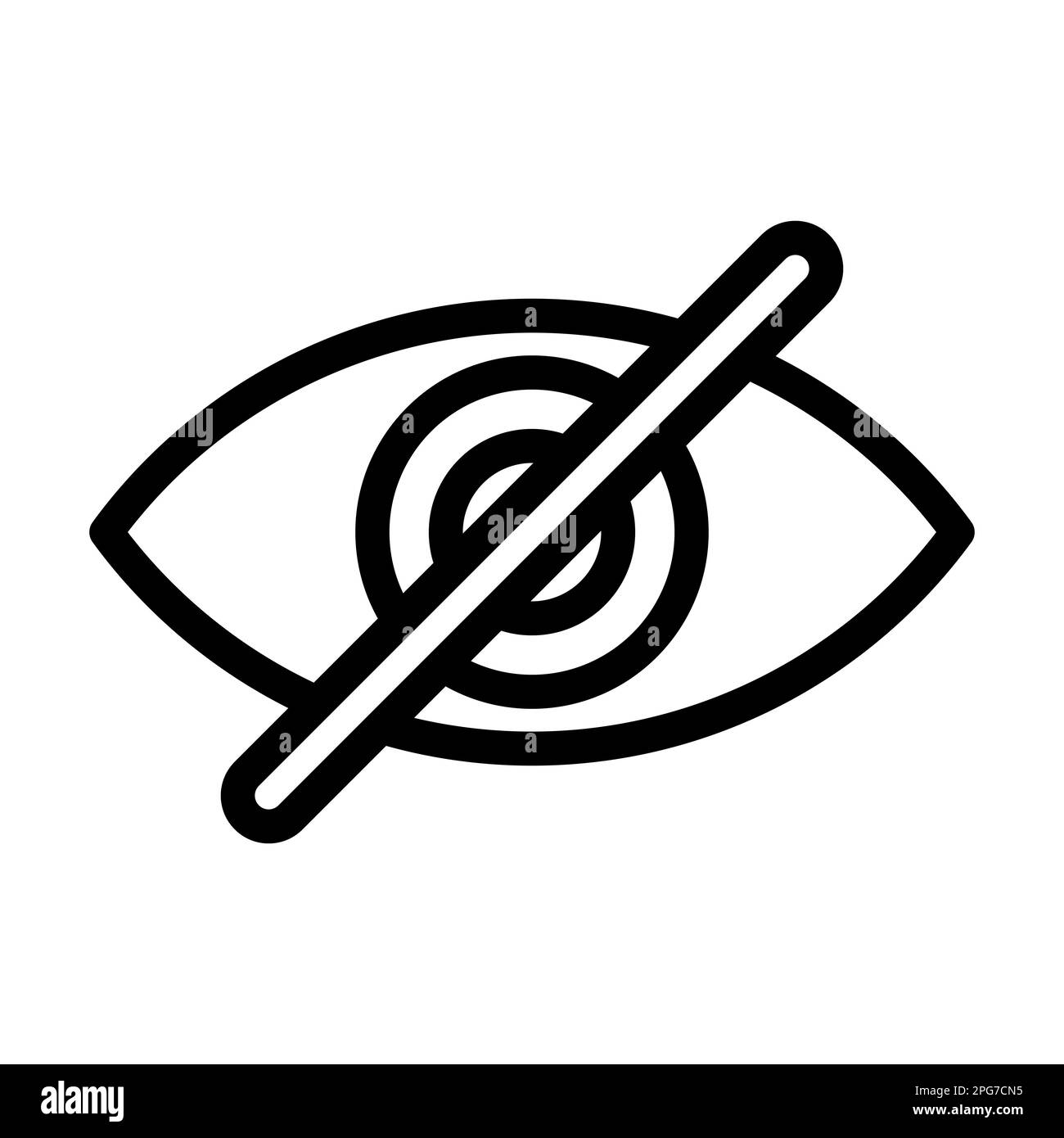 Invisible Vector Thick Line Icon For Personal And Commercial Use Stock Photo - Alamy