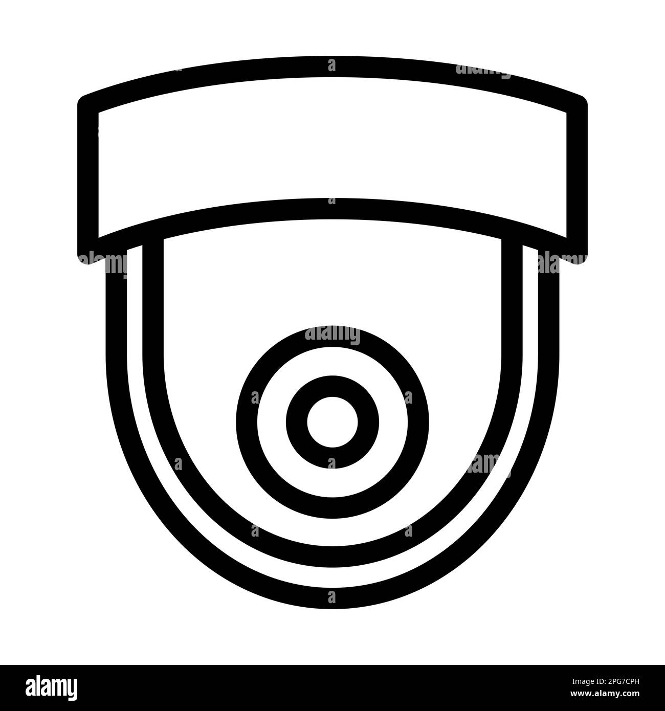 Surveillance Vector Thick Line Icon For Personal And Commercial Use Stock Photo - Alamy