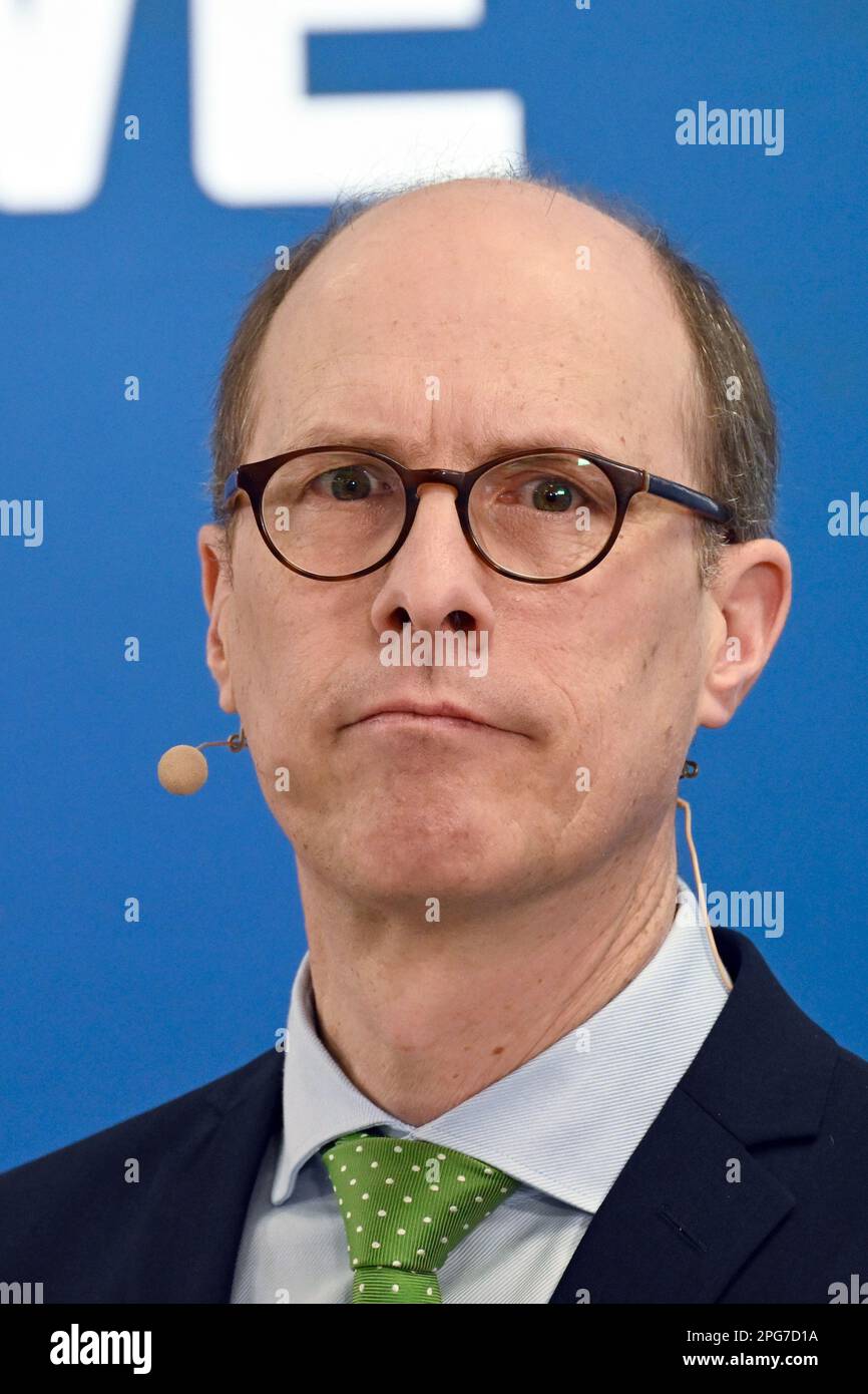 21 March 2023, North Rhine-Westphalia, Essen: Michael Müller, CFO of ...