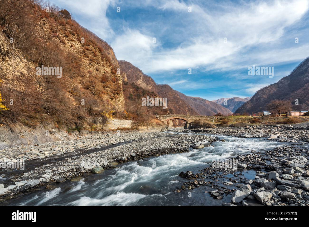 Old Ulu Korpu Bridge was built in the 18th century. Ilisu village ...