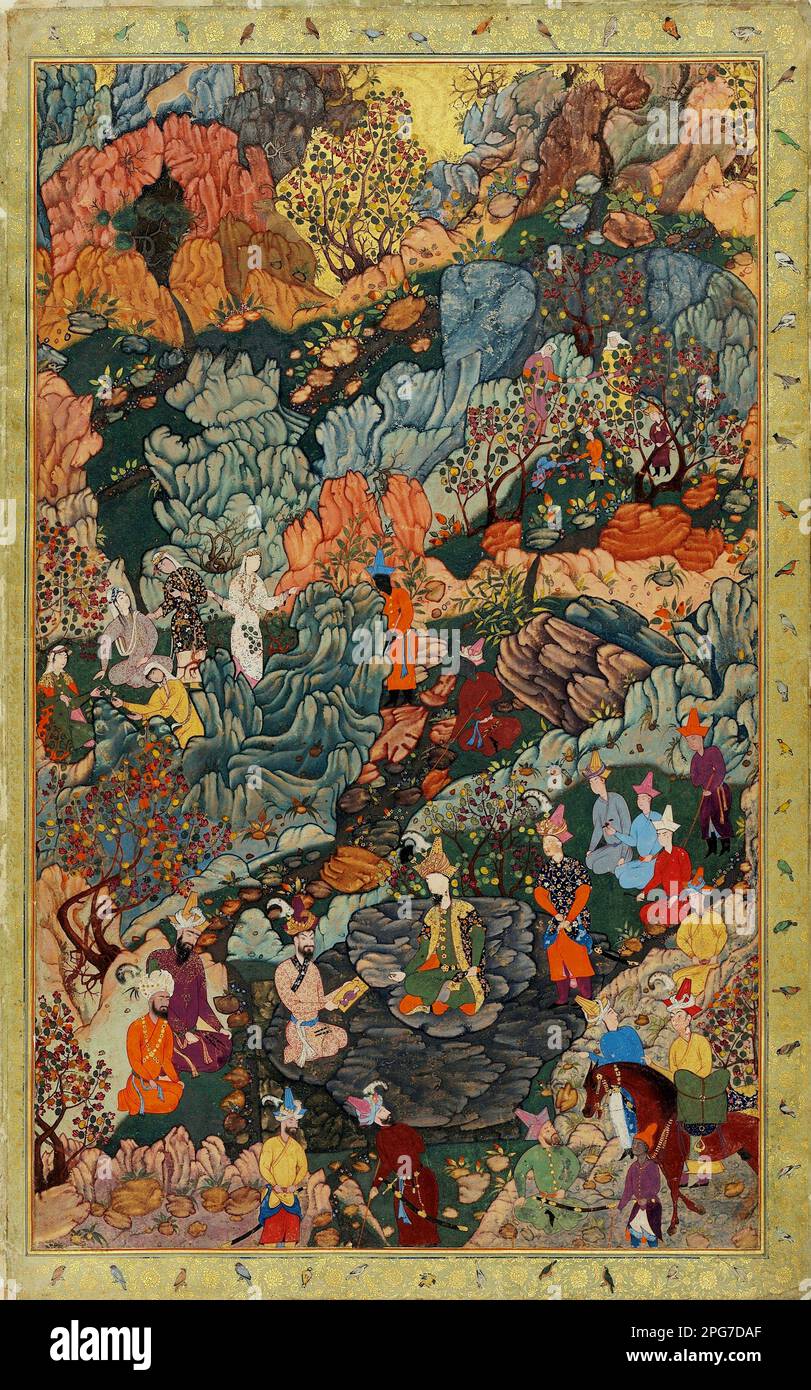 India: Allegory of the Celebrations for Prince Akbar's Circumcision at ...