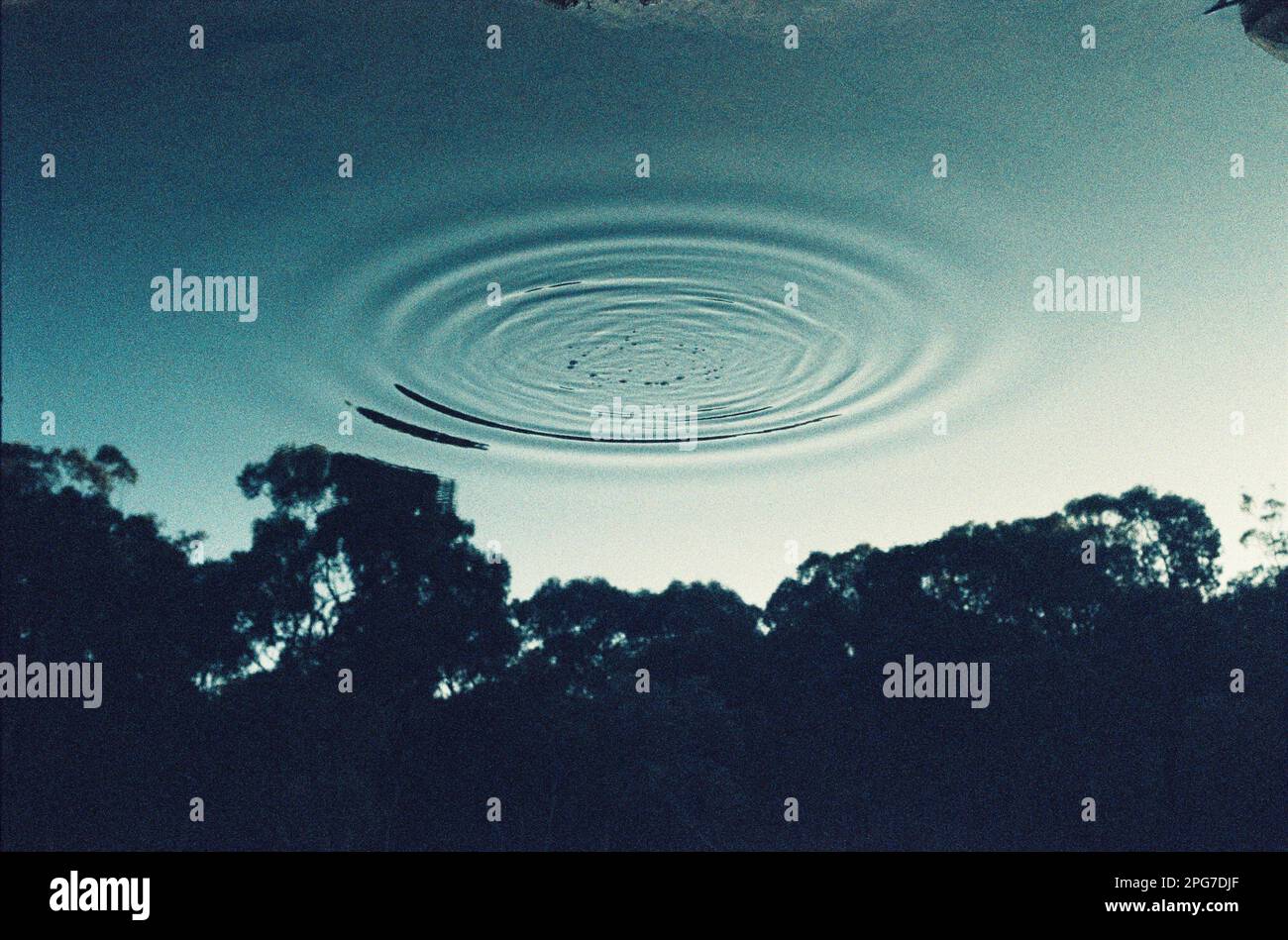 Water reflection, ripples in the sky. Kodak Ektar 100 on Nikon F6 Stock Photo - Alamy