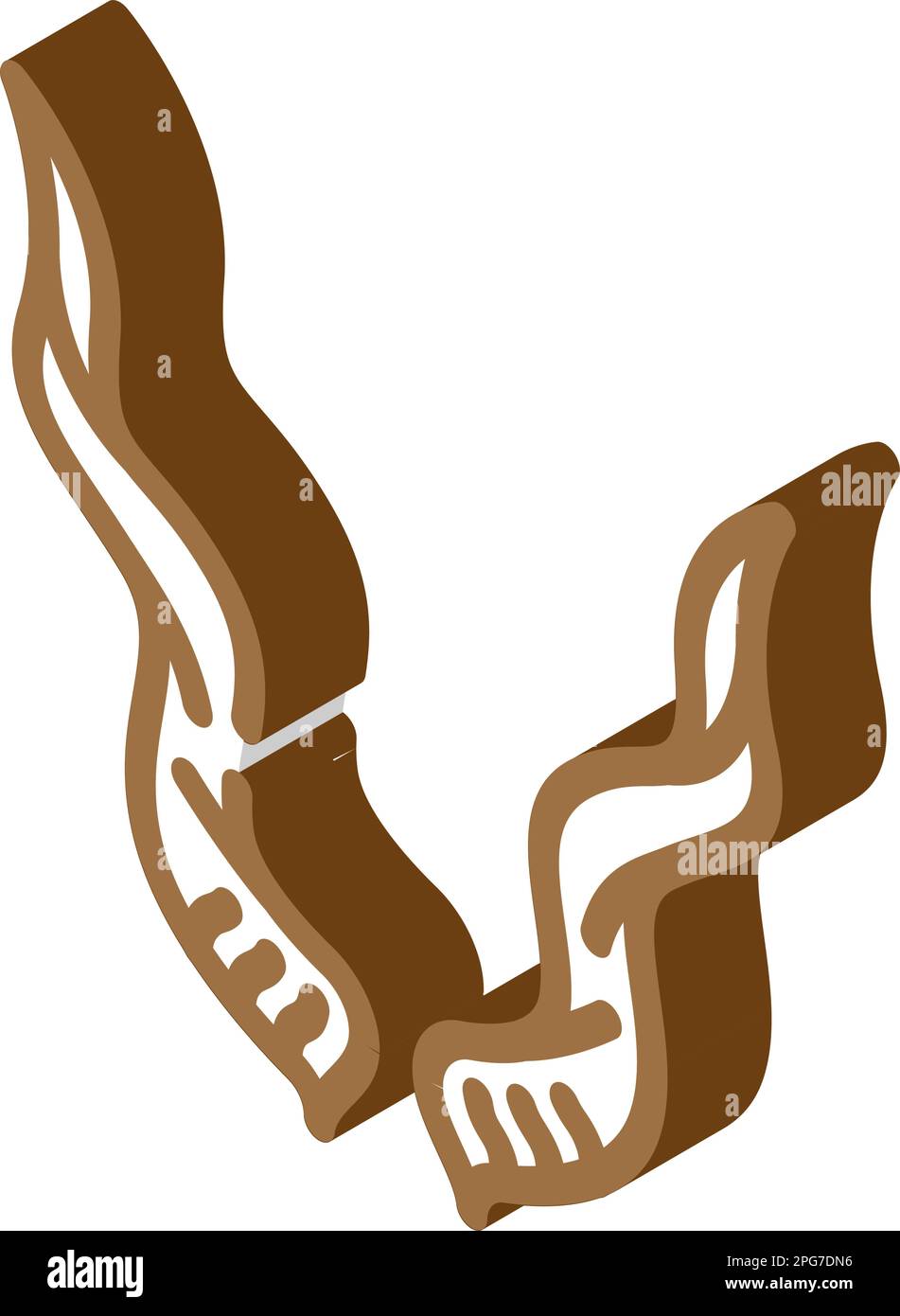 antelope horn animal isometric icon vector illustration Stock Vector ...