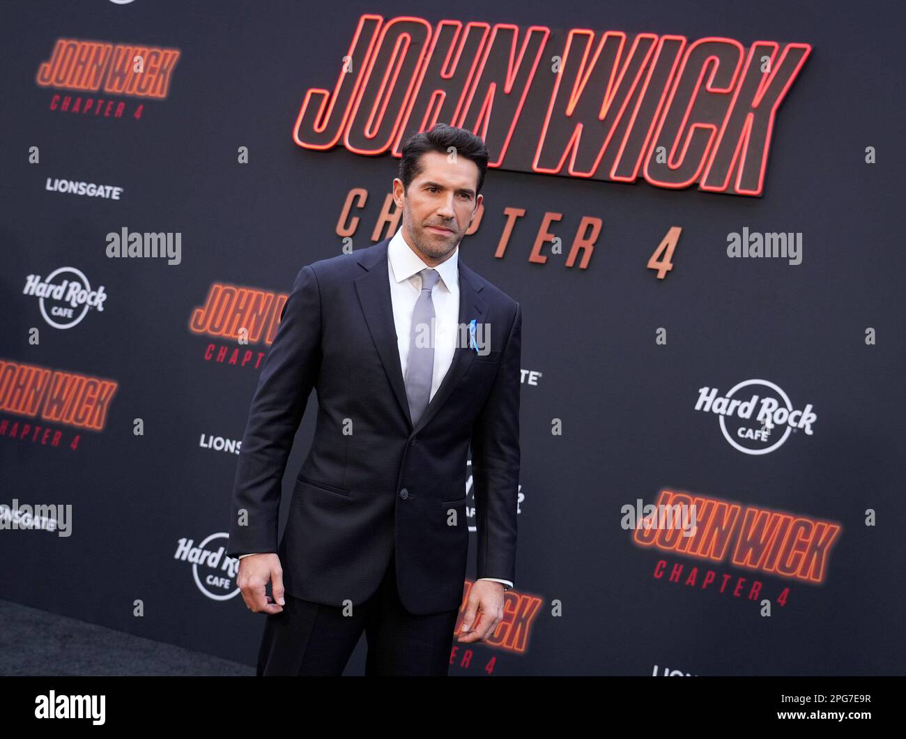 Los Angeles, USA. 20th Mar, 2023. Scott Adkins arrives at the Lionsgate ...