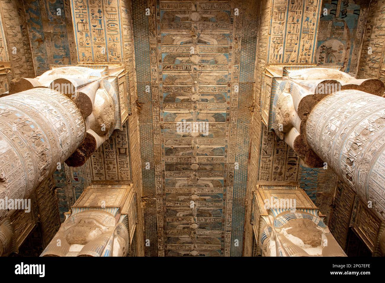 Temple of dendera ceiling hi-res stock photography and images - Alamy