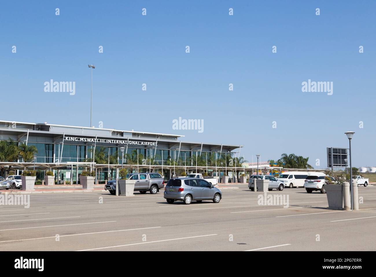 King Mswati III International airport terminal building Stock Photo - Alamy