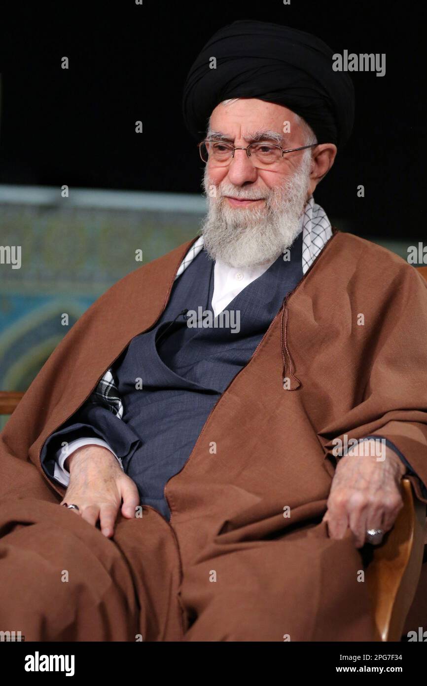 Tehran, Tehran, Iran. 20th Mar, 2023. A handout picture provided by the ...