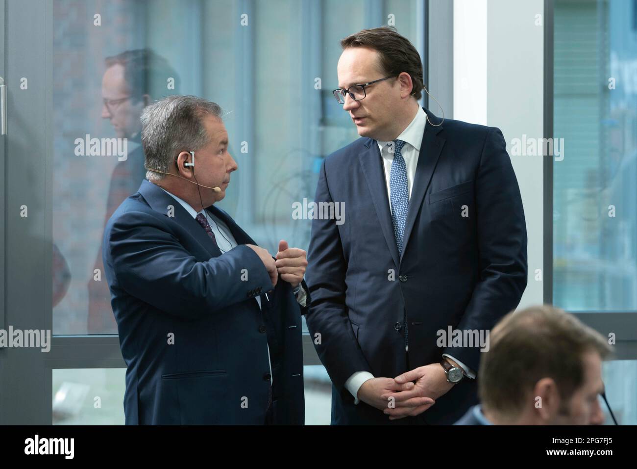 Eat, Deutschland. 21st Mar, 2023. left to right Mark NOYES, USA, CEO ...